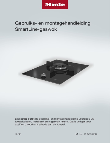 Miele CS 7101-1 FL Inbouwkookmodule Owner's Manual | Manualzz