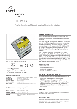 Raychem TTSIM-1A - Installation manual | manualzz.com