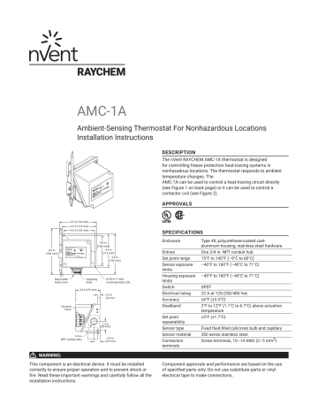 Raychem AMC-1A Installation Manual | Manualzz