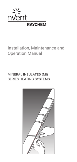 Raychem MI-kabel - Installation manual | manualzz.com