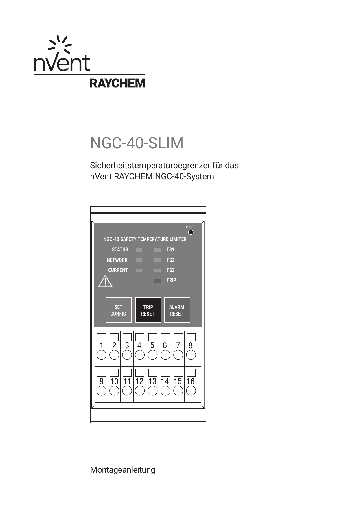 Raychem NGC-40-SLIM Installationsanleitung | Manualzz