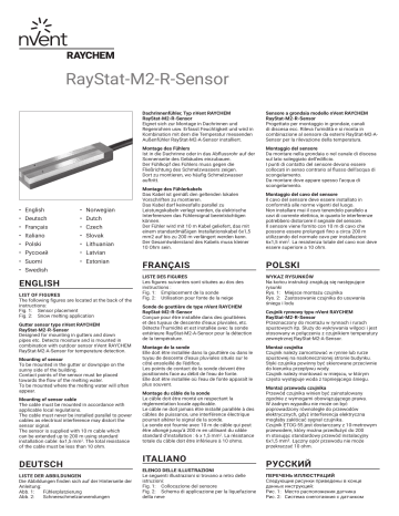 Raychem Raystat-M2-R-Sensor Installationsvejledning | Manualzz
