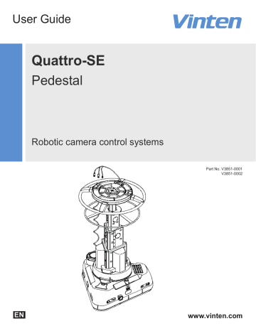 Vinten Quattro SE Pedestal User guide | Manualzz
