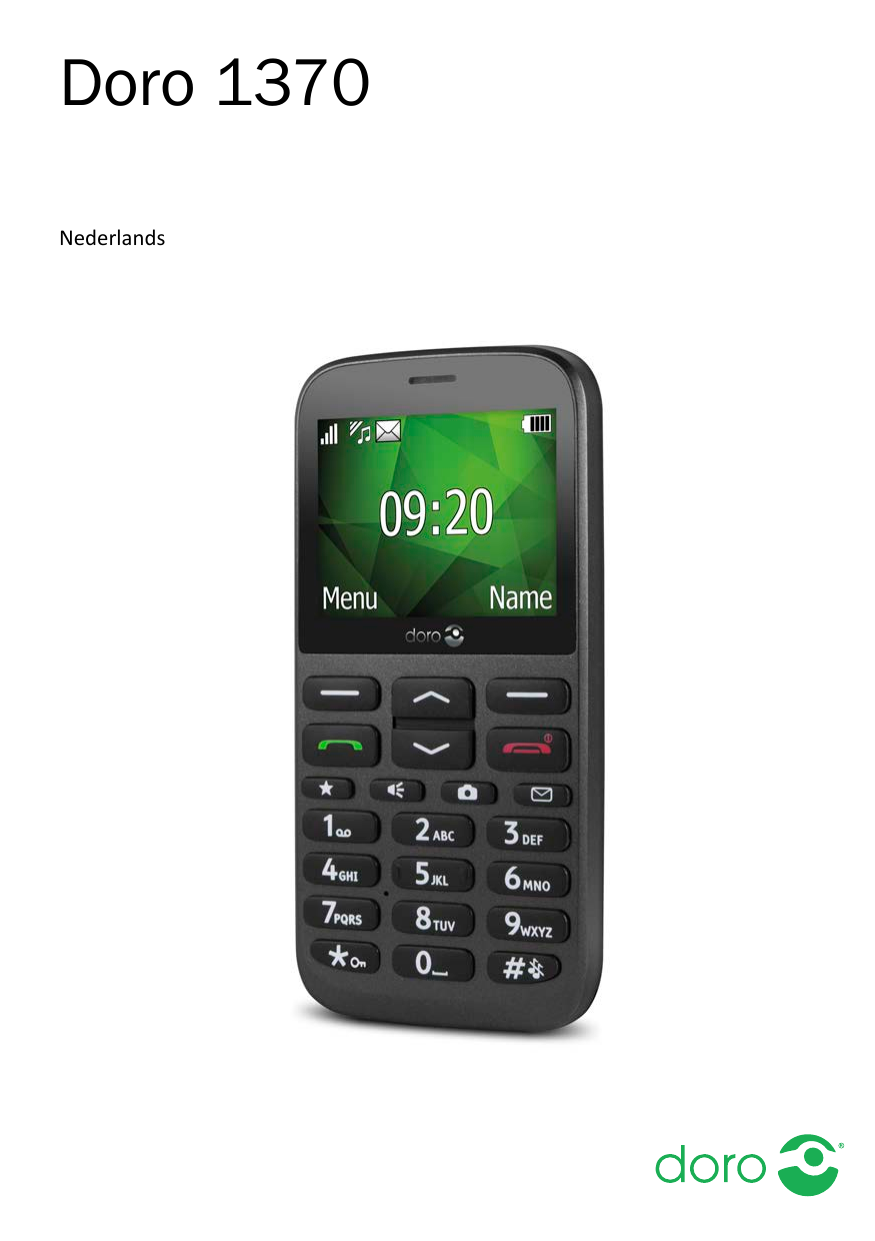 Doro 1370 Mobile phone de handleiding | Manualzz