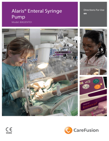 BD Alaris™ Enteral Syringe Pump Instructions for Use | Manualzz