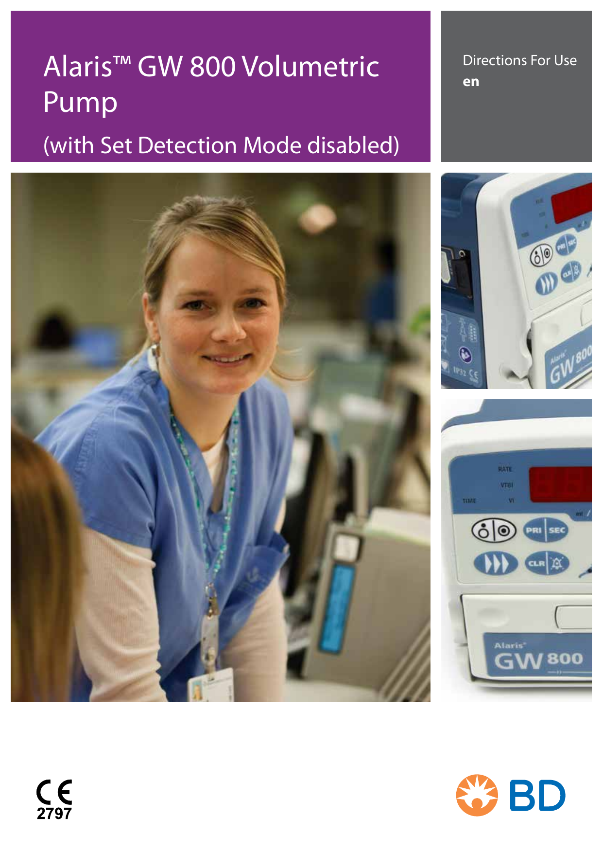 BD Alaris™ GW 800 Volumetric Pump Instructions for Use | Manualzz