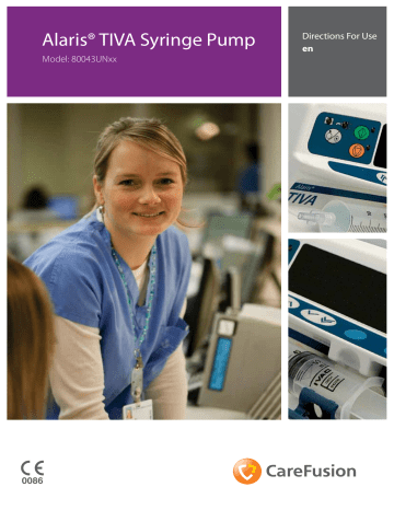 BD Alaris™ TIVA Syringe Pump Instructions for Use | Manualzz