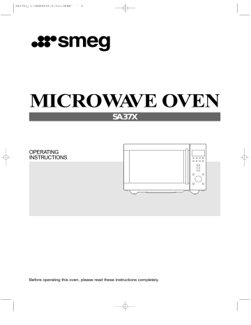 Smeg SA37X Owner Manual | Manualzz