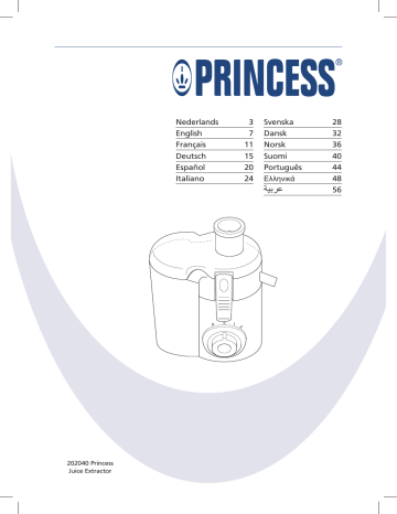 Princess JUICE EXTRACTOR 202040 Centrifugeuse ou extracteur de jus ...