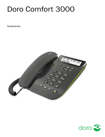 Doro COMFORT 3000 Vaste telefoon Owner's Manual | Manualzz