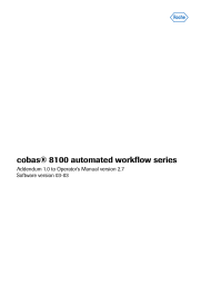 Roche cobas 8100 Sample Check Module - Operator's manual