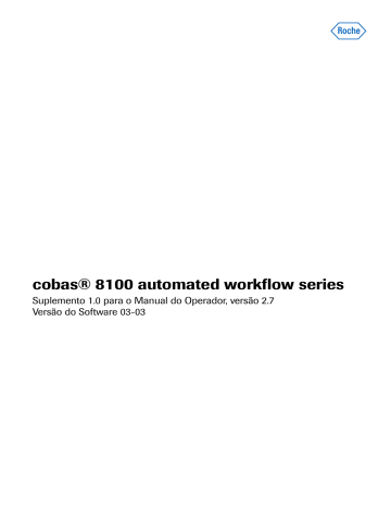 Roche cobas 8100 Automated Tip Loader Manual do usuário | Manualzz