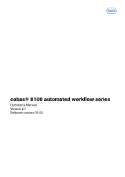 Roche cobas 8100 Sample Check Module - Operator's manual