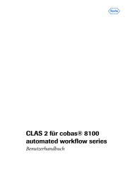 Roche cobas 8100 Sample Check Module - Operator's manual