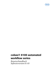Roche cobas 8100 Sample Check Module - Operator's manual