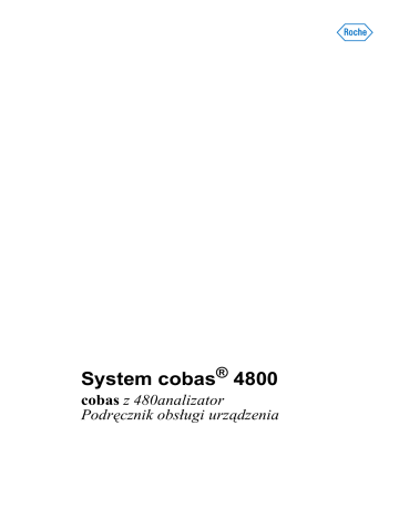 Roche cobas p 480 v2 Instrukcja obsługi | Manualzz