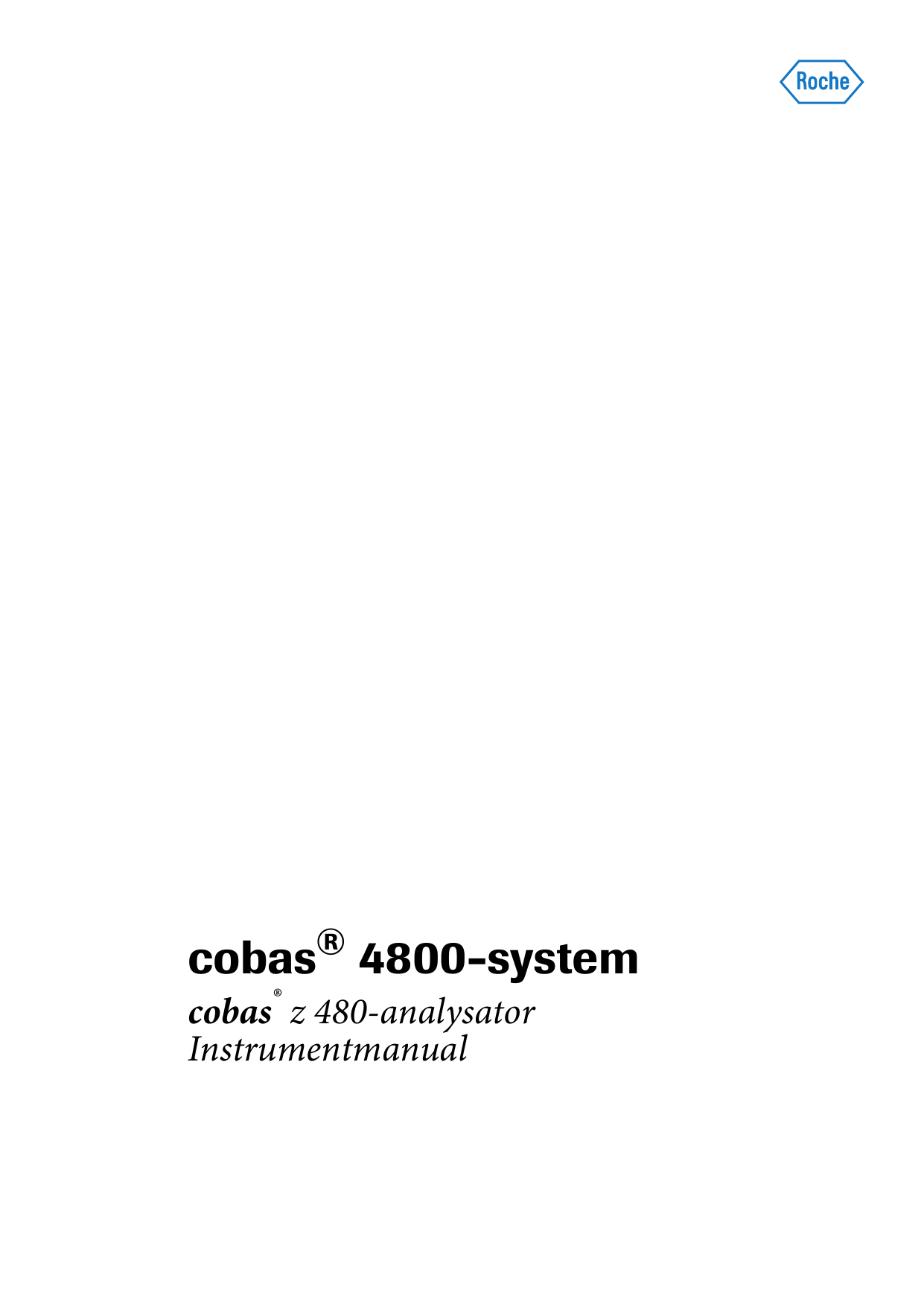 Roche cobas p 480 v2 Brugermanual | Manualzz