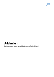 Roche cobas c 501 - Operator's manual, quick guide, Reference guide