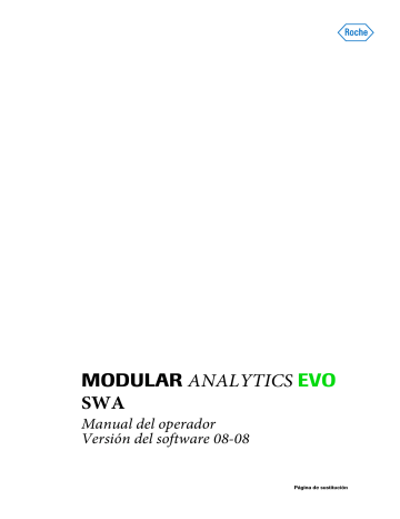 Roche MODULAR ANALYTICS Core Manual de usuario | Manualzz