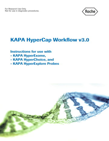 Roche KAPA HyperCap Workflow v3.0 Operators Manual | Manualzz