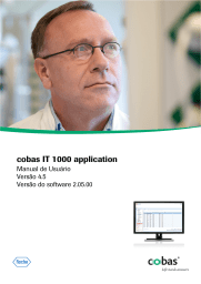 Roche cobas IT 1000 - User Guide, Operator's manual