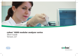 Roche cobas c 701 - Operator's manual, Reference guide, quick guide
