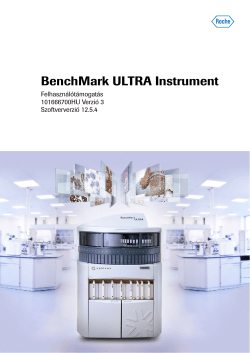 Roche BenchMark ULTRA - User manual | manualzz.com