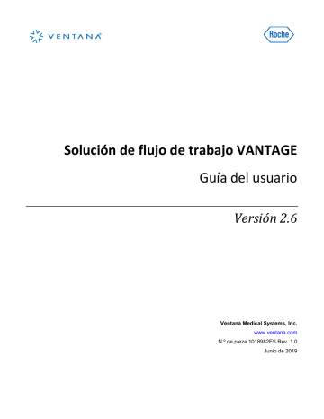 Roche Vantage Manual de usuario | Manualzz