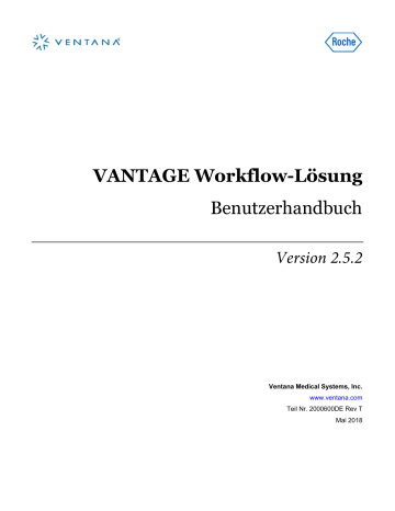 Roche Vantage Benutzerhandbuch | Manualzz