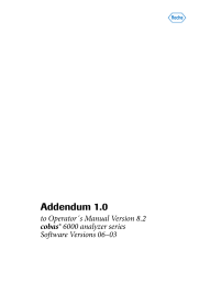 Roche cobas c 501 - Operator's manual, quick guide, Reference guide