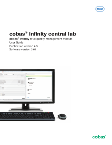 Roche cobas infinity central lab Operators Manual | Manualzz
