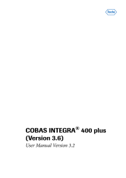 Roche COBAS INTEGRA 400 plus - Reference guide, Operator's manual, User ...