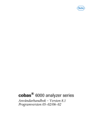 Roche cobas c 501 - Operator's manual, quick guide, Reference guide