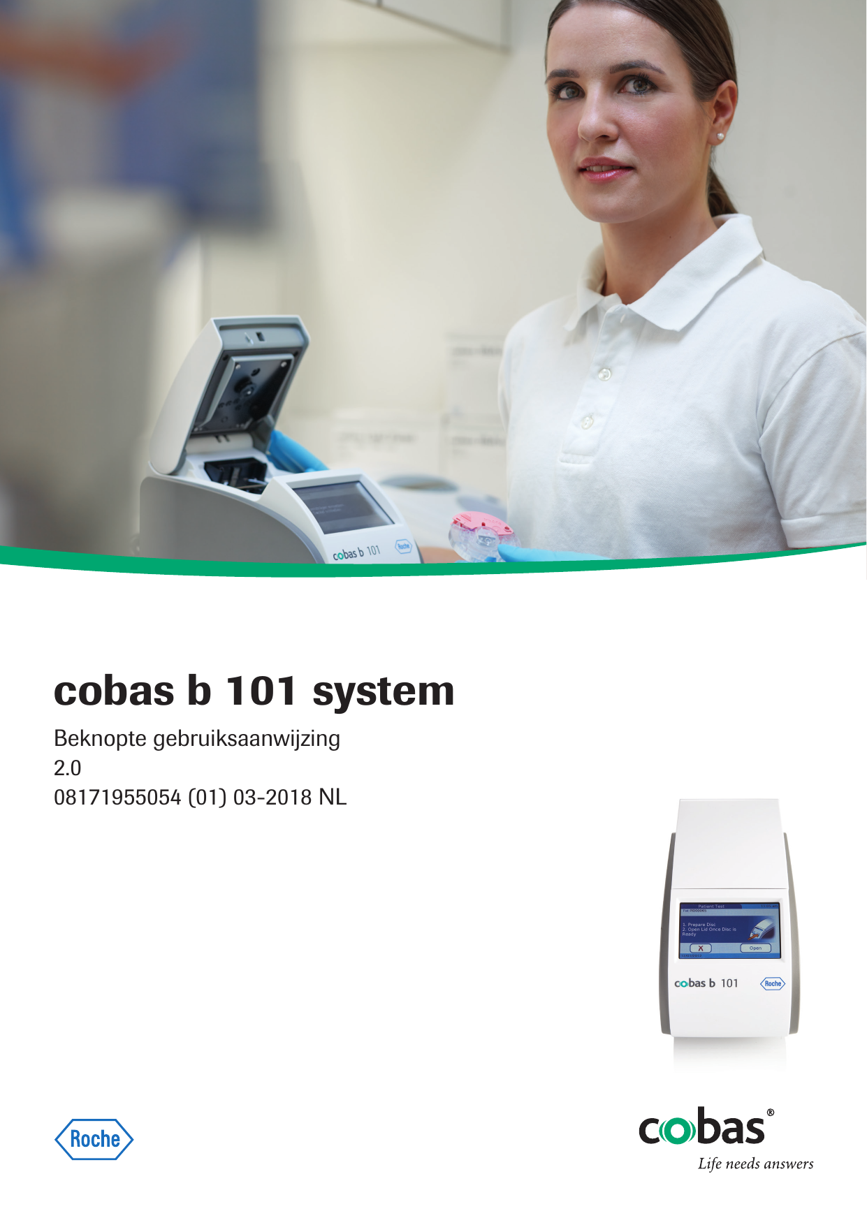 Roche cobas b 101 Handleiding | Manualzz