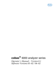 Roche cobas e 601 - Operator's manual, quick guide, Reference guide