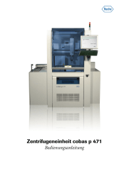 Roche cobas p 471 - Operator's manual, quick guide