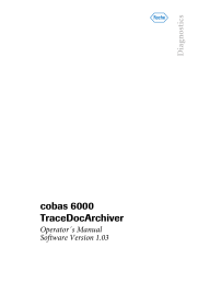 Roche cobas e 601 - Operator's manual, quick guide, Reference guide