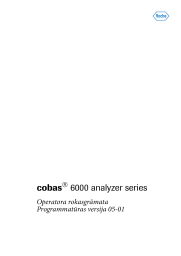 Roche cobas c 501 - Operator's manual, quick guide, Reference guide