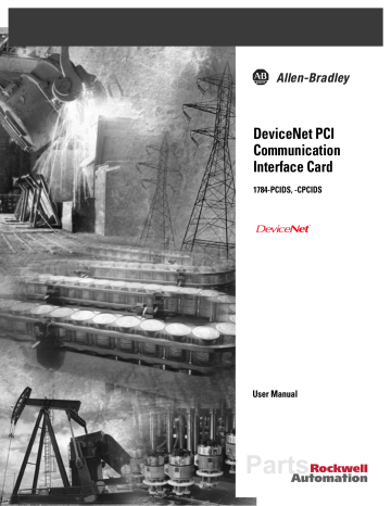 Allen-Bradley DeviceNet 1784-PCIDS User Manual | Manualzz