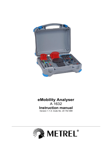 METREL eMobility A 1632 Instruction Manual | Manualzz