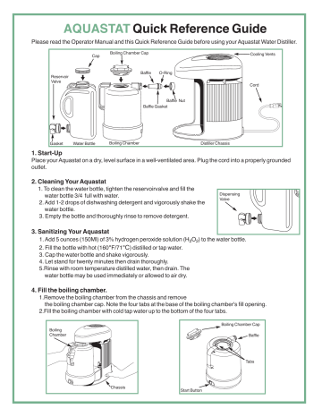 SciCan Aquastat Quick Reference Manual | Manualzz