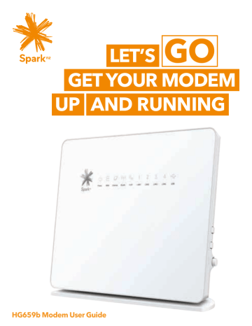 Spark HG659b User Manual | Manualzz