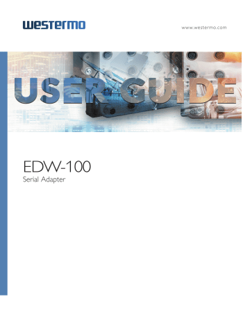 Westermo EDW-100 EX Serial to Ethernet Converter User guide | Manualzz