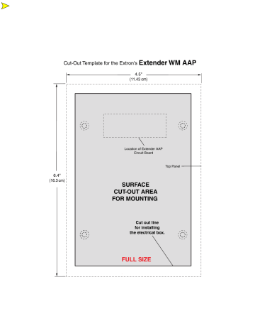 Extron Extender Series Template | Manualzz