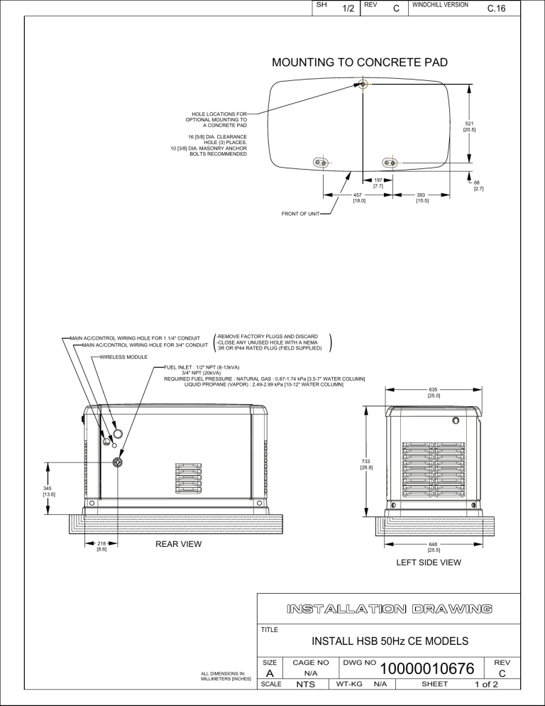 Generac 20 kVA G0071890 User manual | Manualzz