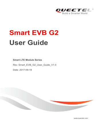 Quectel Smart EVB G2 User Manual | Manualzz