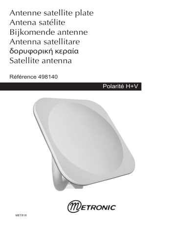 Metronic SATELLITE PLATE H+V Owner's Manual | Manualzz