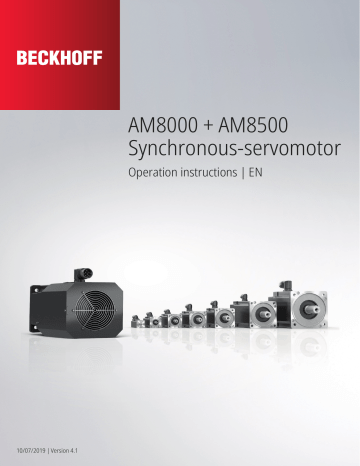Technical description. Beckhoff AM8032, AM8532, AM8023, AM8533, AM8543 ...