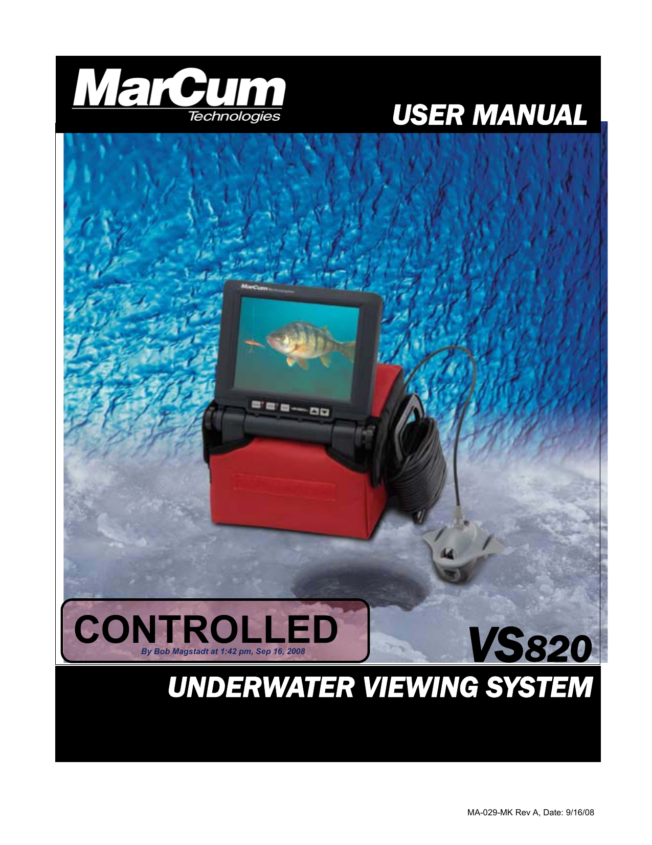 MarCum Technologies VS820 Manual | Manualzz