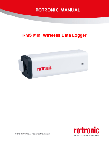 Rotronic RMS-MLOG Instruction manual | Manualzz